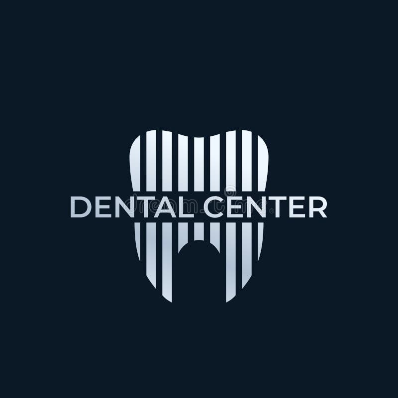 Dental Center, Dentist Vector Logo Stock Vector - Illustration of ...