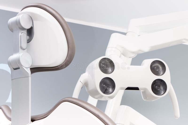 Dental Chair with Tools and Accessories Used by Dentists in Stomatology ...