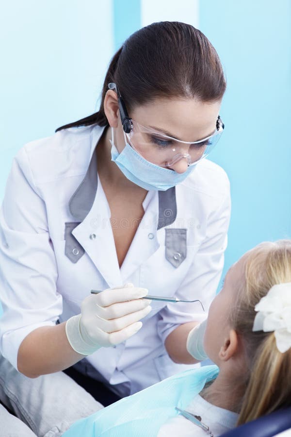 Dental check-up stock photo. Image of examining, female - 17885824
