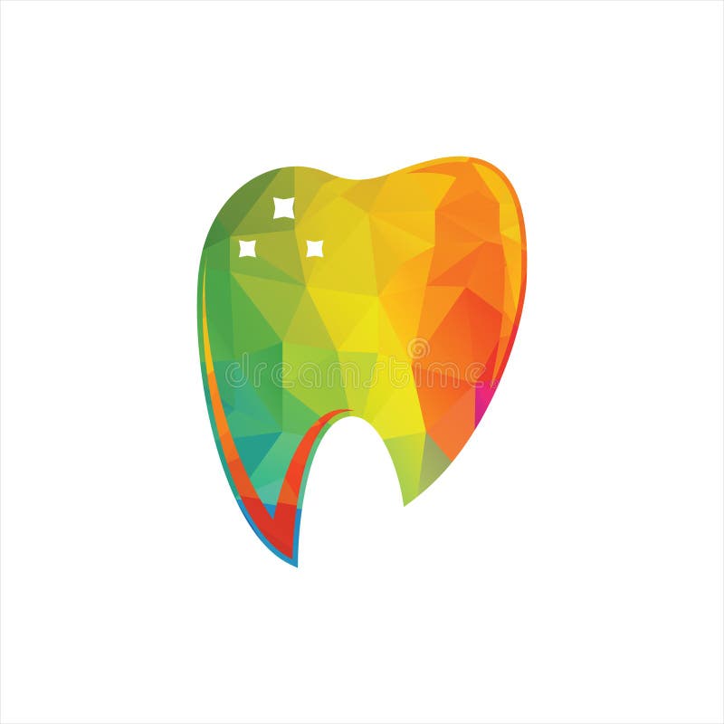 Dental Clinic Logo Teeth Abstract Design Vector Template Stock Vector ...