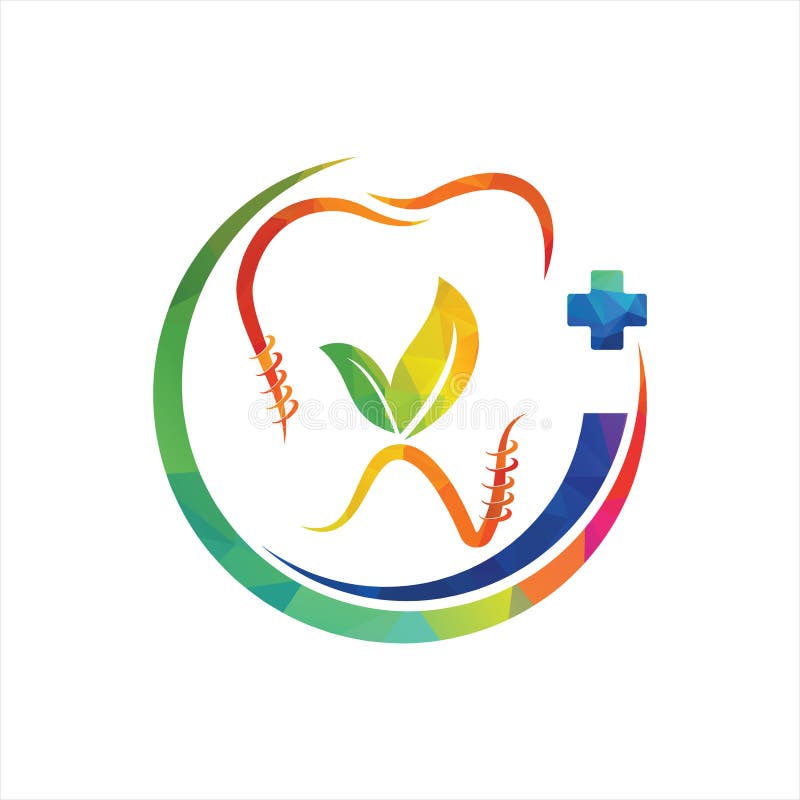 Dental Clinic Logo Teeth Abstract Design Vector Template Stock Vector ...