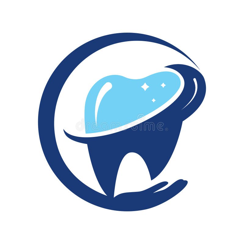 Dental Clinic Logo Teeth Abstract Design Vector Template Stock ...