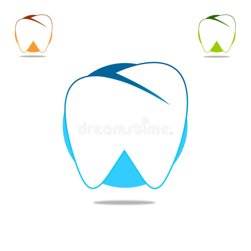 Dental Clinic Logo Tooth Abstract Design Stock Vector - Illustration of ...