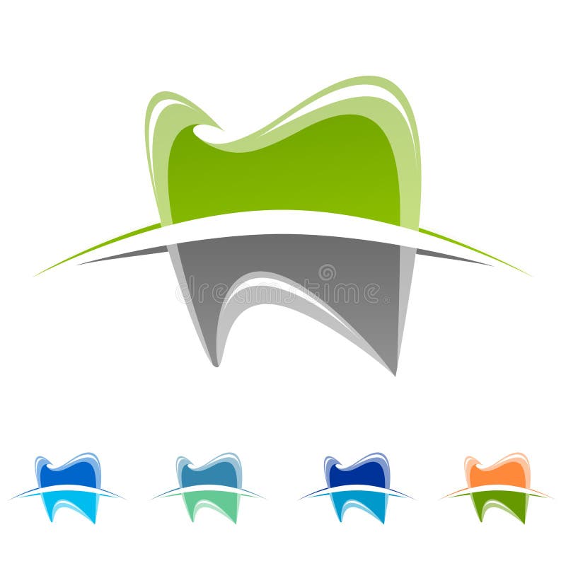Dental Clinic Logo Tooth Abstract Design Stock Vector - Illustration of ...