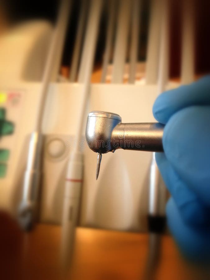 Dental drill stock photo. Image of hand, treatment, gloved - 27960976