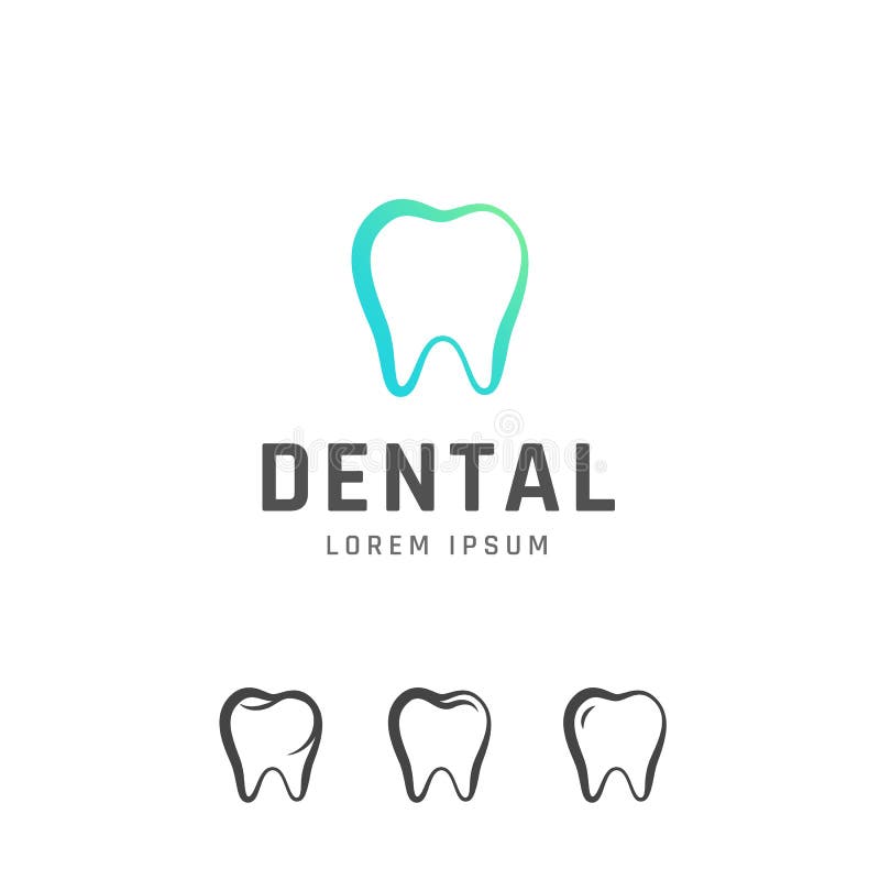 Dental emblem stock vector. Illustration of background - 43386452