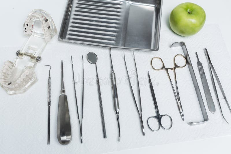 Dental equipment stock image. Image of stainless, accessory - 68090141