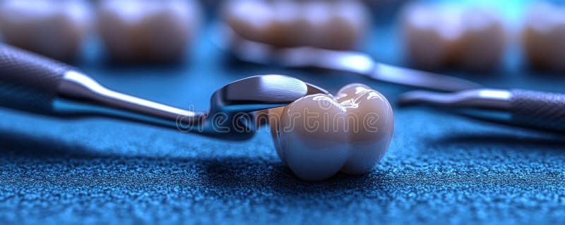 Dental Extraction Tools Close-up of a Tooth Extraction Instrument Used ...
