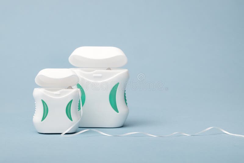 Dental floss. stock image. Image of mouth, dentistry - 97929073