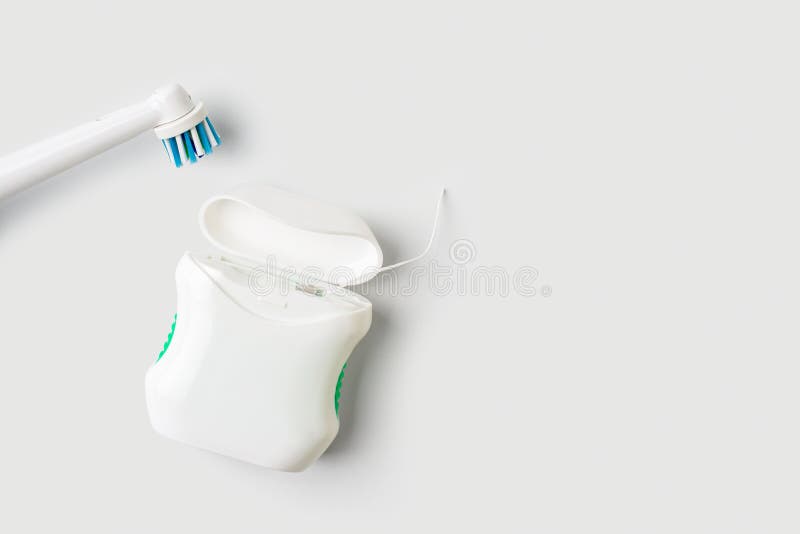 Dental Floss on White Background. Object Picture for Graphic Designer ...