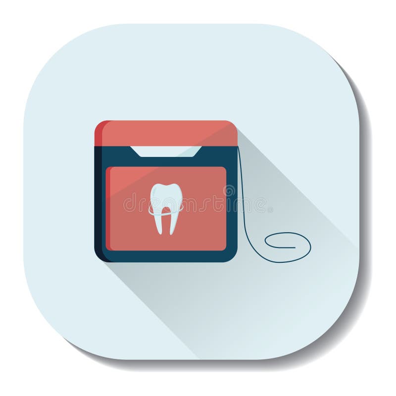 Dental Floss. Vector Illustration Decorative Design Stock Vector ...