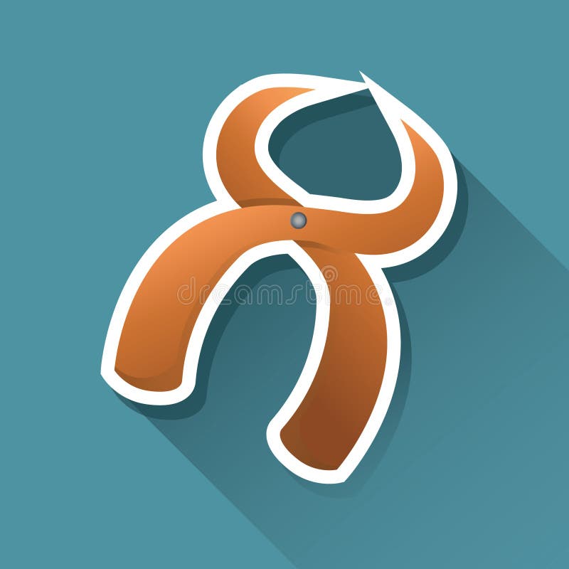 Dental Forceps Label. Vector Illustration Decorative Design Stock ...