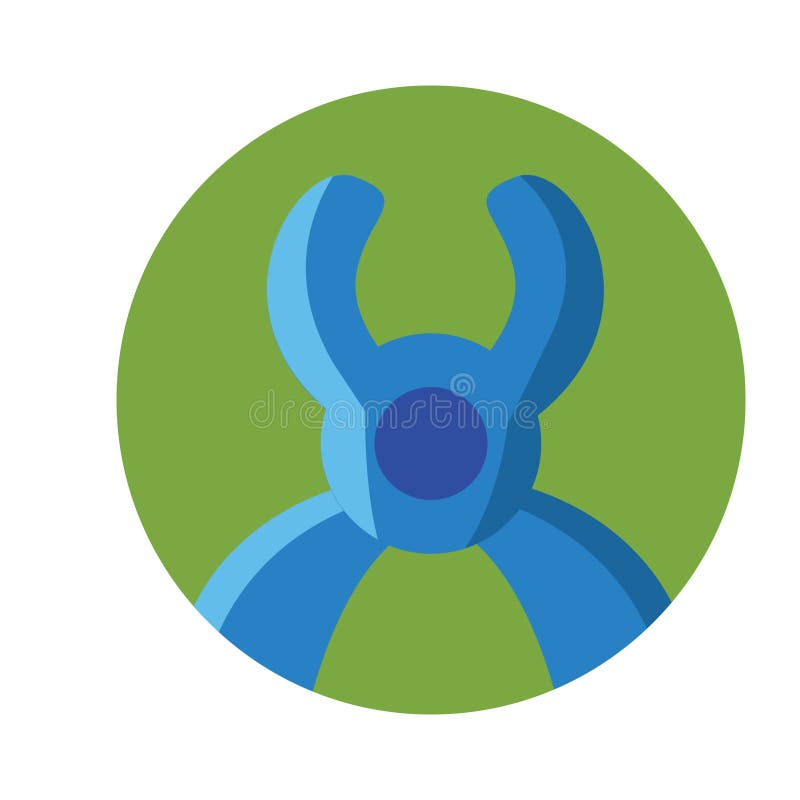 Dental Forceps. Vector Illustration Decorative Design Stock Vector ...