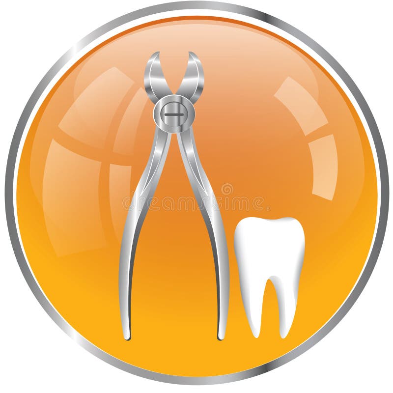 Dental Forceps. Vector Illustration Decorative Design Stock Vector ...