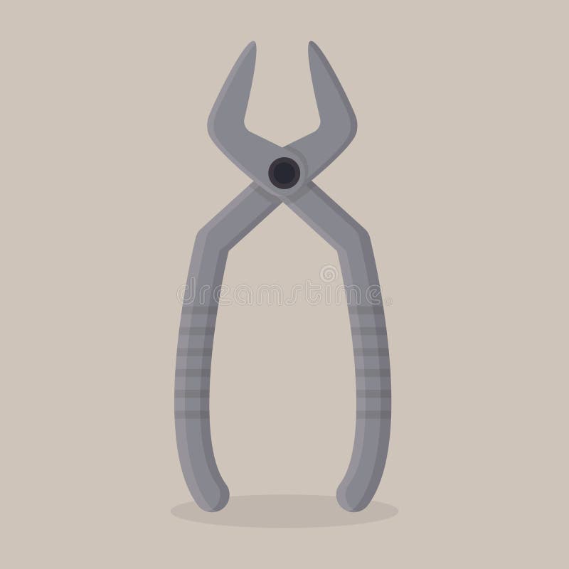 Dental Forceps. Vector Illustration Decorative Design Stock Vector ...