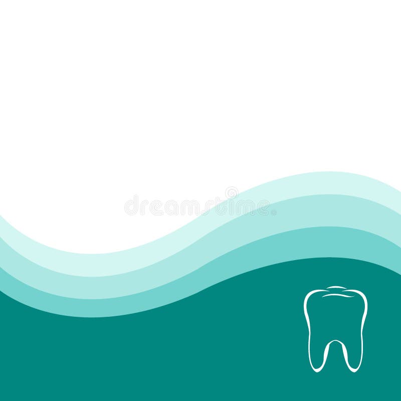 Dental Green Background. Vector Stock Vector - Illustration of molar ...