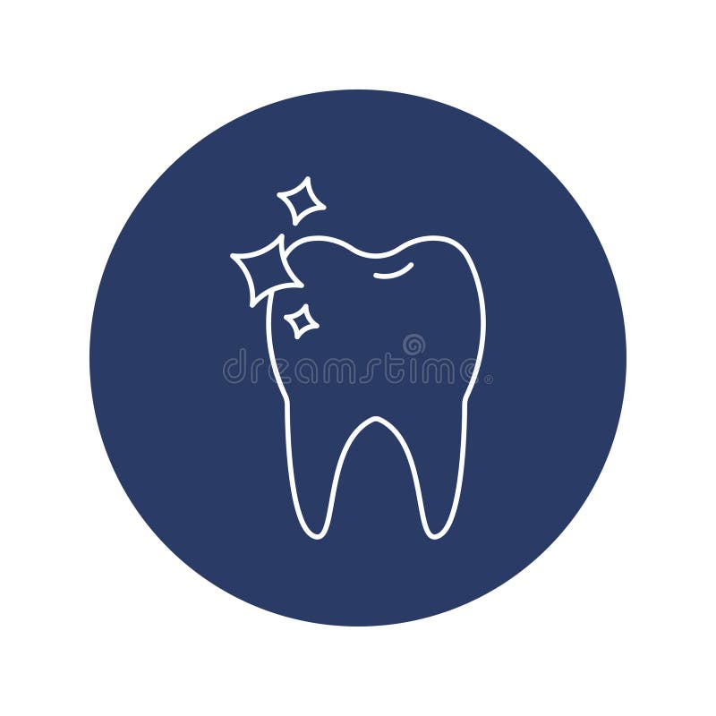 Dental, human teeth icon stock vector. Illustration of enamel - 271303444