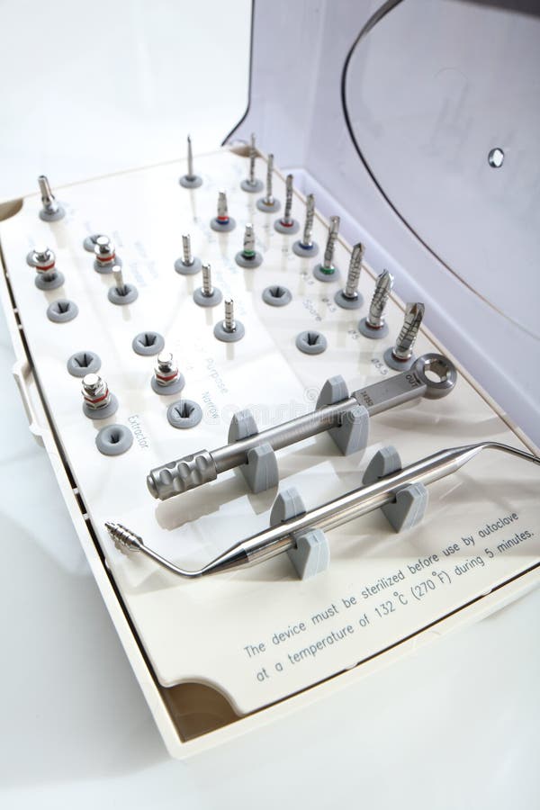 Dental implant tools stock image. Image of medical, surgical - 61003181