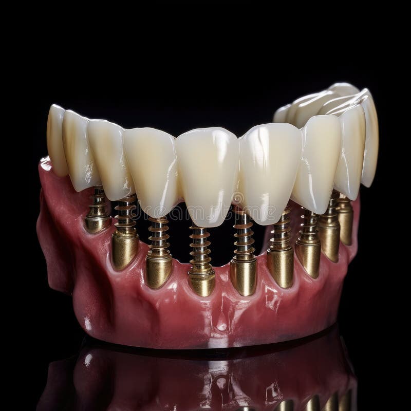 Dental Implants,Modern Dental Implants,AI Generated Stock Illustration ...
