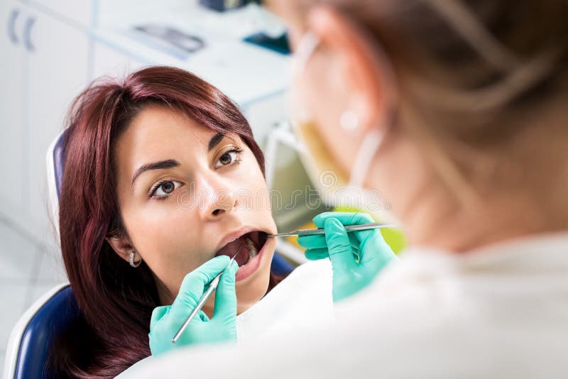 Dental inspection stock photo. Image of indoors, horizontal - 37958442