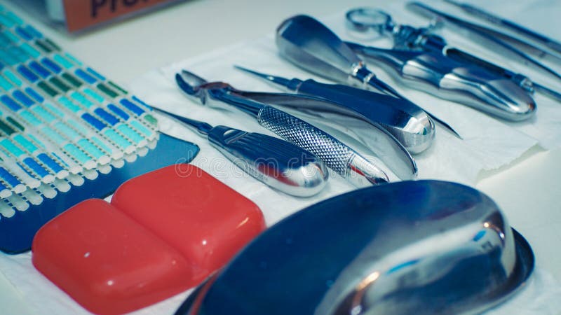 Dental Instrument for Basic Dental Surgery Stock Photo - Image of teeth ...