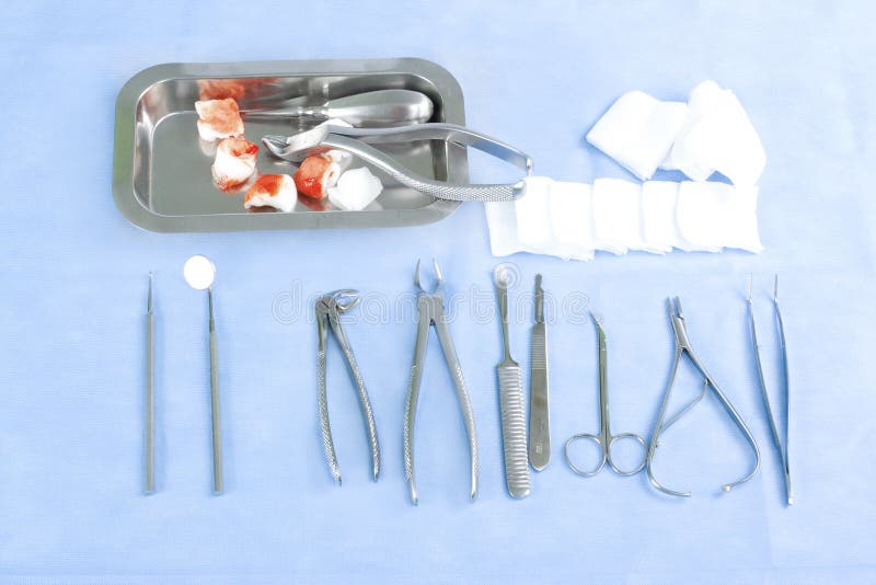 Dental Instruments stock photo. Image of plate, instruments - 4761460