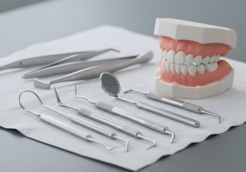 Dental Instruments and Model Teeth: a Comprehensive Close-Up View of ...