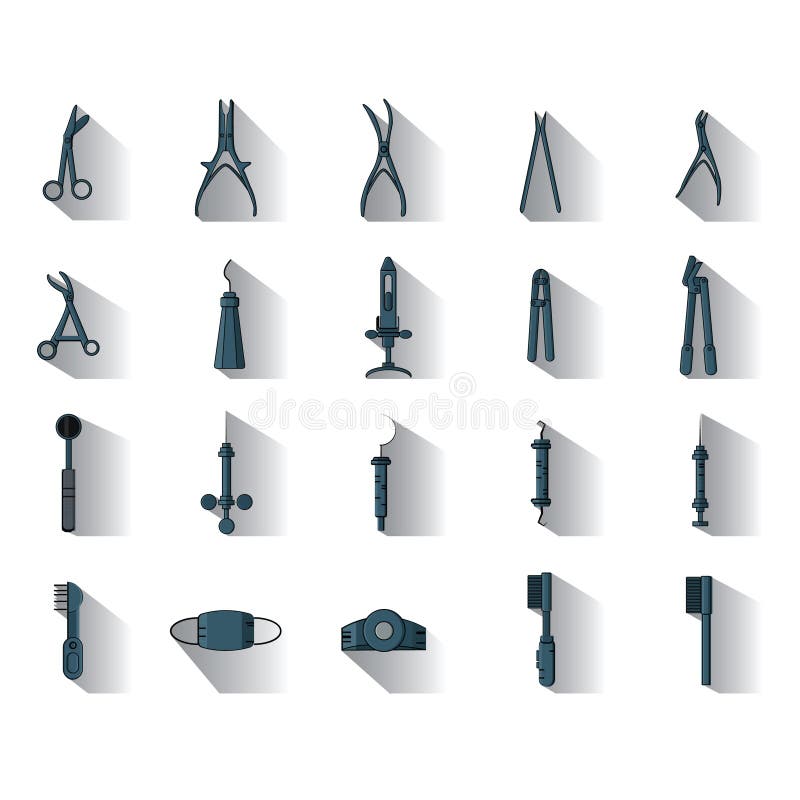 Dental Instruments. Vector Illustration Decorative Design Stock Vector ...