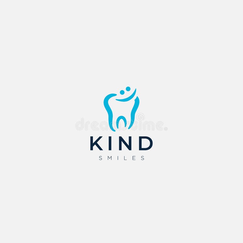 Dental Kind Smile Logo Healthy Stock Vector - Illustration of sign ...