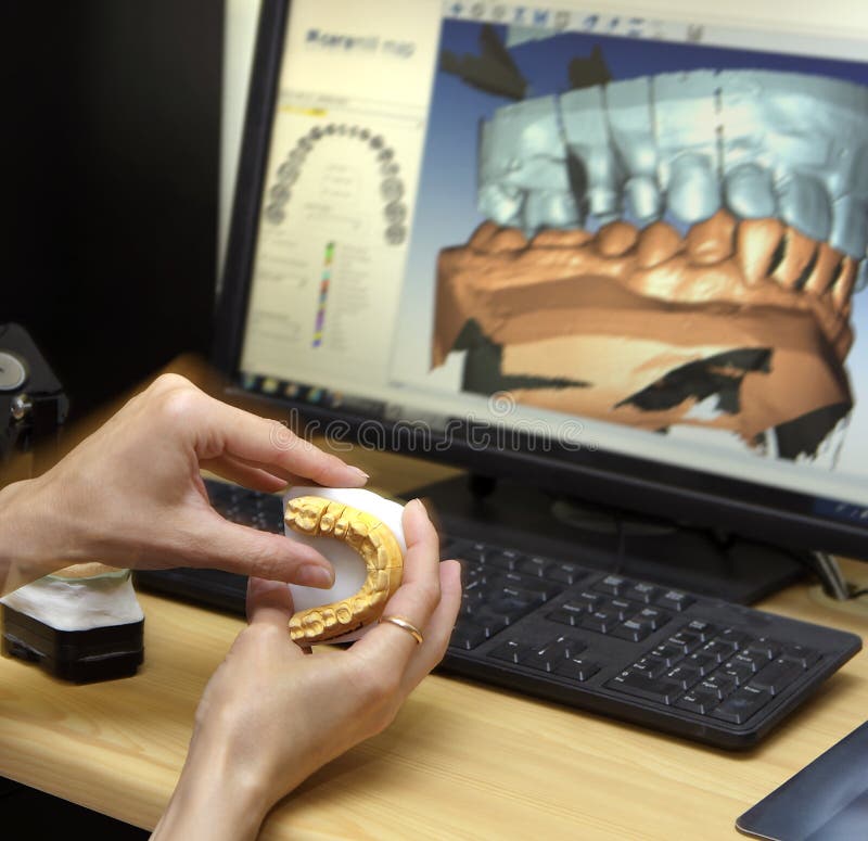 Dental lab stock photo. Image of technical, denture, modeling - 37398588