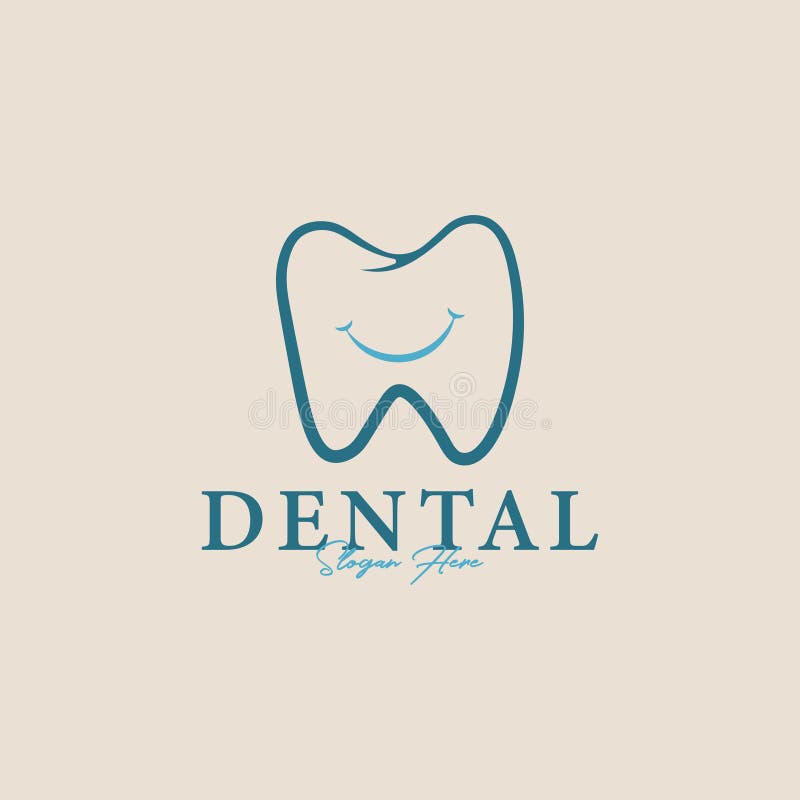 Dental Logo Icon and Symbol, Teeth Logo Vector Illustration Minimalist ...