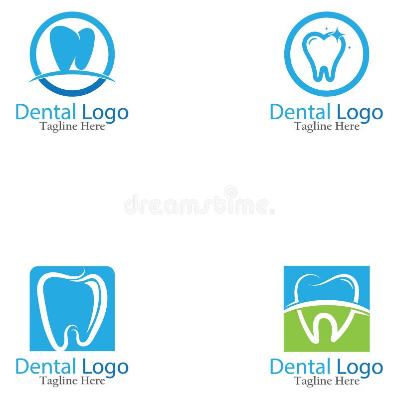 Dental logo and symbol. stock vector. Illustration of background ...