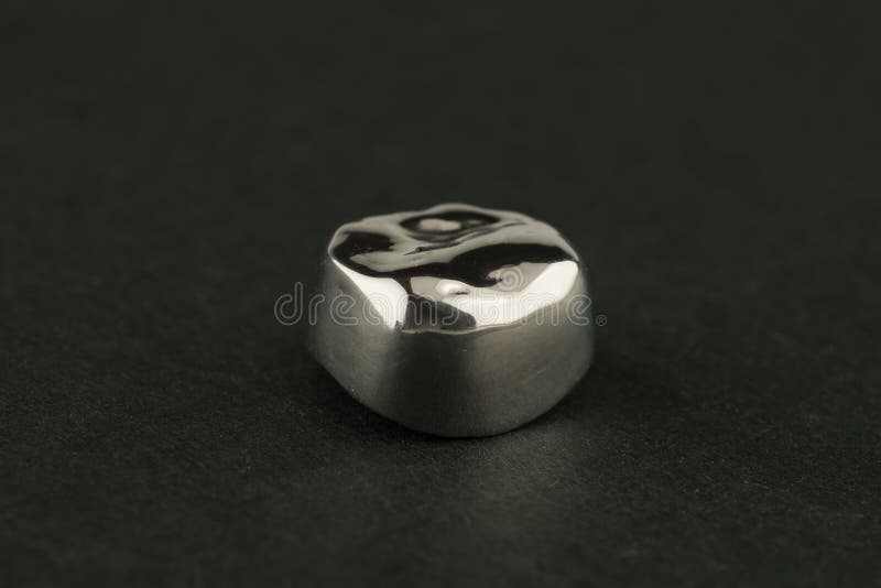 Dental Metal Tooth Crowns Isolated Stock Photo - Image of stomatology ...