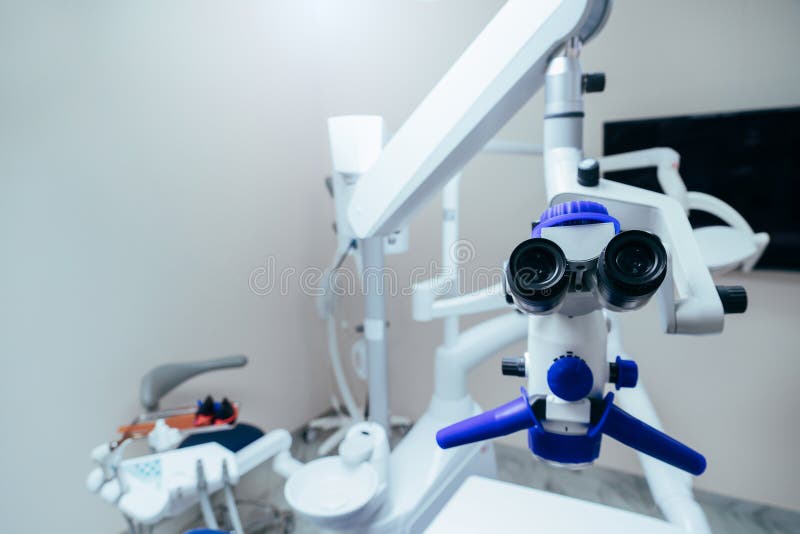 Dental Microscope in the Office Stock Photo - Image of surgery ...