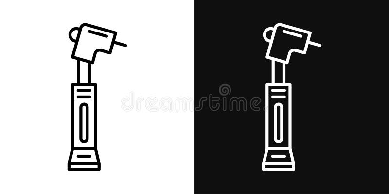 Dental nozzle drill icon stock vector. Illustration of website - 330451167
