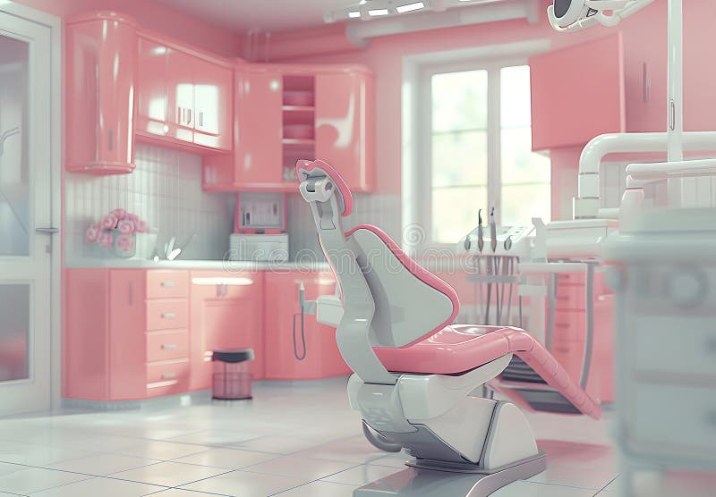 Dental Office in Delicate Colors Stock Photo - Image of profession ...