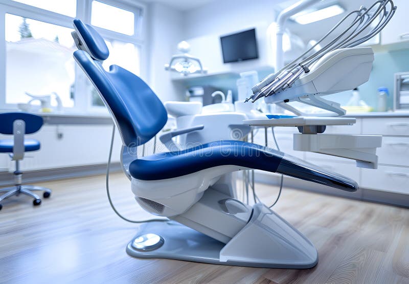 Dental Office in Delicate Colors Stock Image - Image of nurse, patient ...