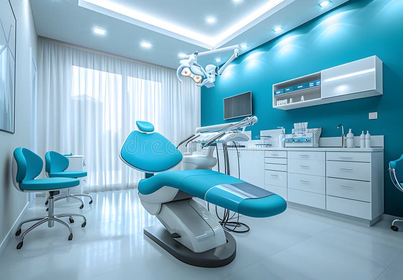 Dental Office in Delicate Colors Stock Photo - Image of mouth, patient ...