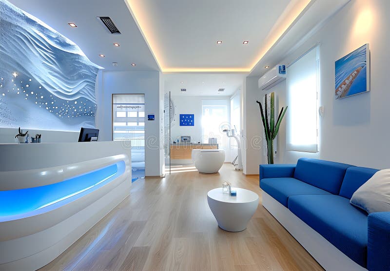 Dental Office in Delicate Colors Stock Image - Image of doctor, dental ...