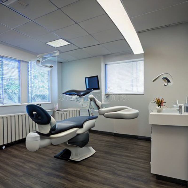 Dental Office in a Modern Hospital. Interior Stock Image - Image of ...