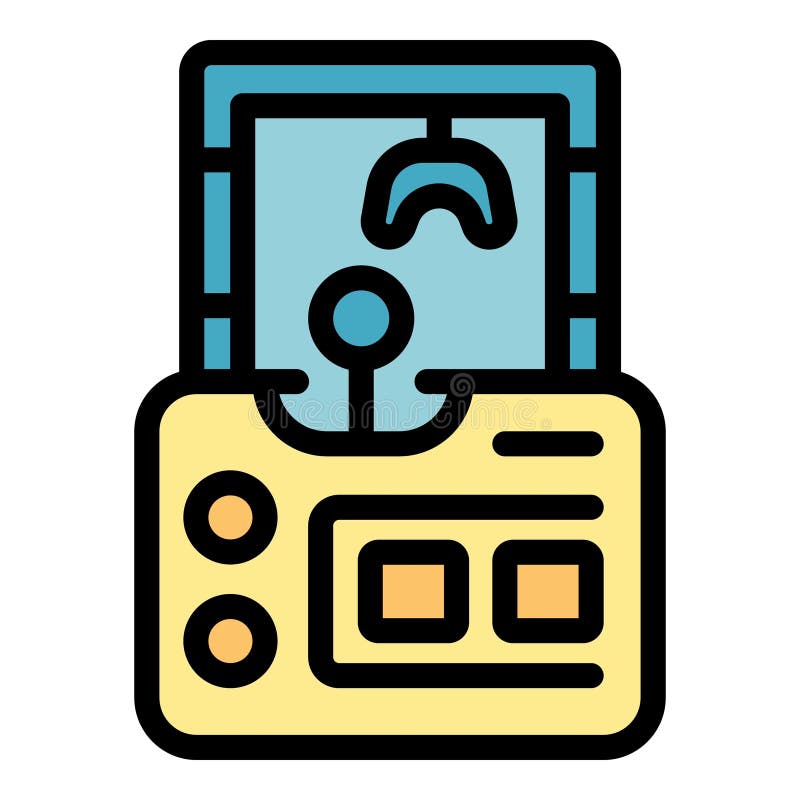 Dental Panoramic Radiograph Machine Showing Teeth X Ray Stock Vector ...