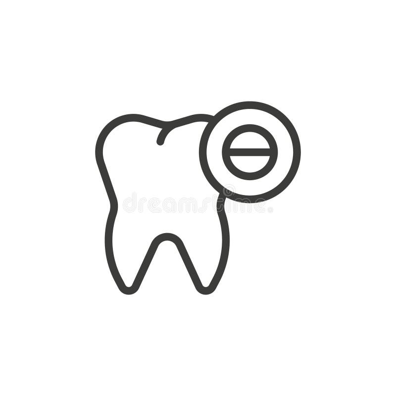 Dental Pill Icon Simple Outline Vector Logo Stock Vector - Illustration ...