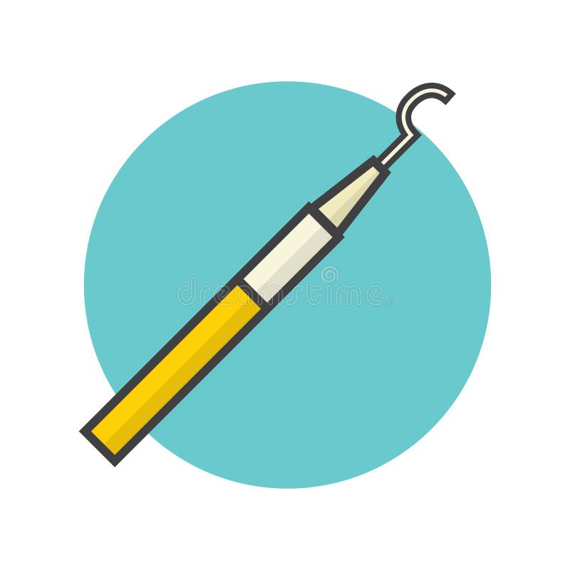 Dental Probe. Vector Illustration Decorative Design Stock Vector ...