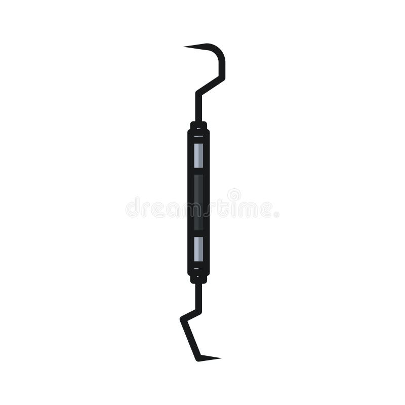 Dental Probe. Vector Illustration Decorative Design Stock Vector ...