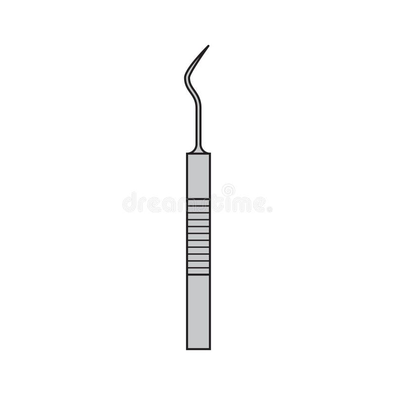 Dental Probe. Vector Illustration Decorative Design Stock Vector ...