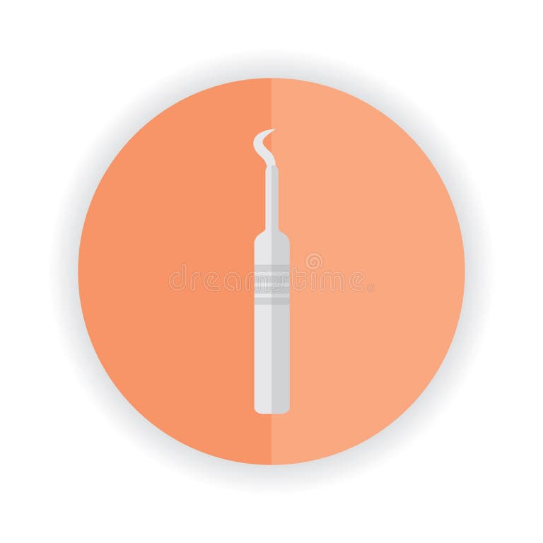 Dental Probe. Vector Illustration Decorative Design Stock Vector ...