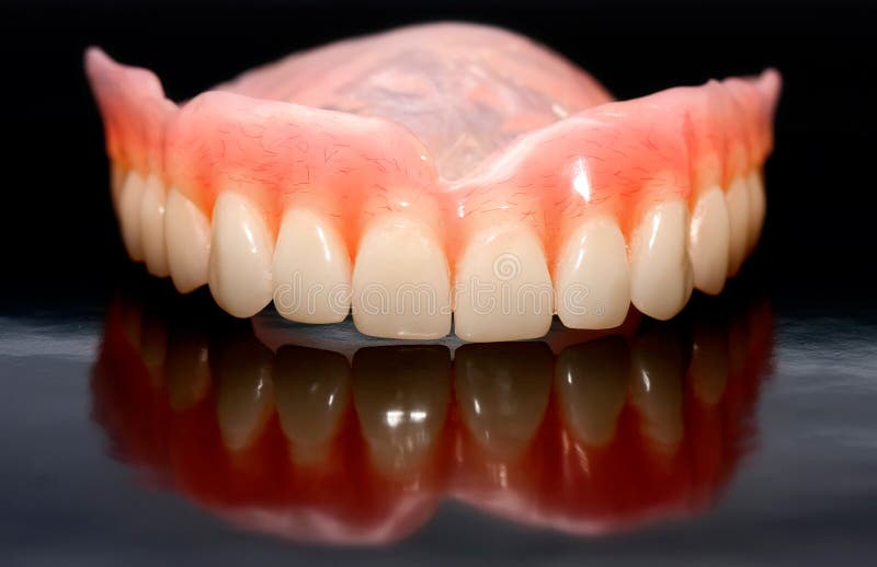 Dental Prosthesis Artificial Tooth Stock Image - Image of implantation ...