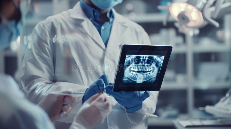 The Dental X-ray Analysis. AI Generated Stock Image - Image of ...