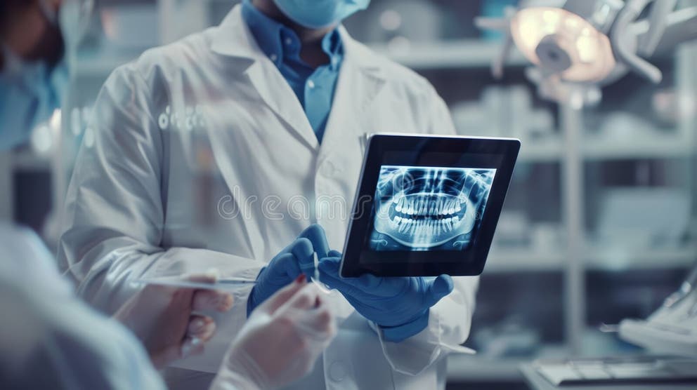 The Dental X-ray Analysis. AI Generated Stock Image - Image of ...