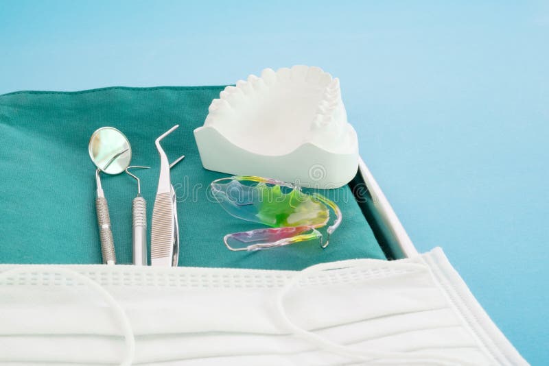 Dental Retainer Orthodontic Appliance. Stock Photo - Image of ...